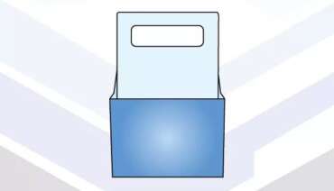 4 PACK BOTTLE CARRIER BOX TEMPLATE - Custom Package Boxes | Custom Boxes