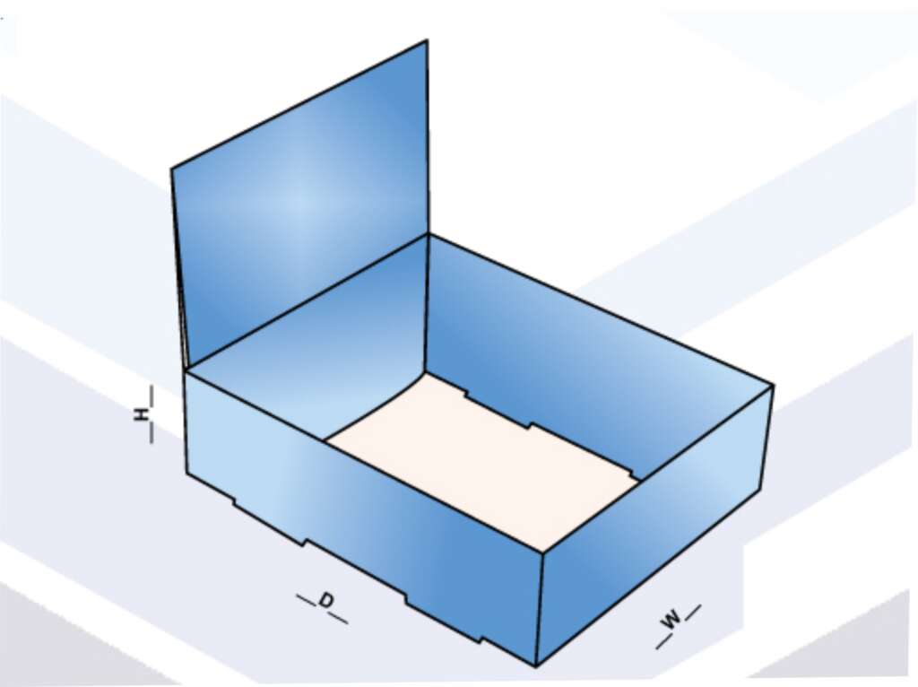 CUSTOM DOUBLE WALL TUCK TOP BOX TEMPLATE - Custom Package Boxes
