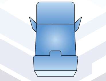 Custom Flip Out Open Dispenser Box Template | Packaging