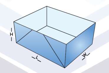 Custom Four Corner Tray Box Template | Packaging Design
